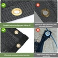 70% Garden Shade Cloth, 20x30FT HDPE Mesh Tarp with Upgraded Grommets ...