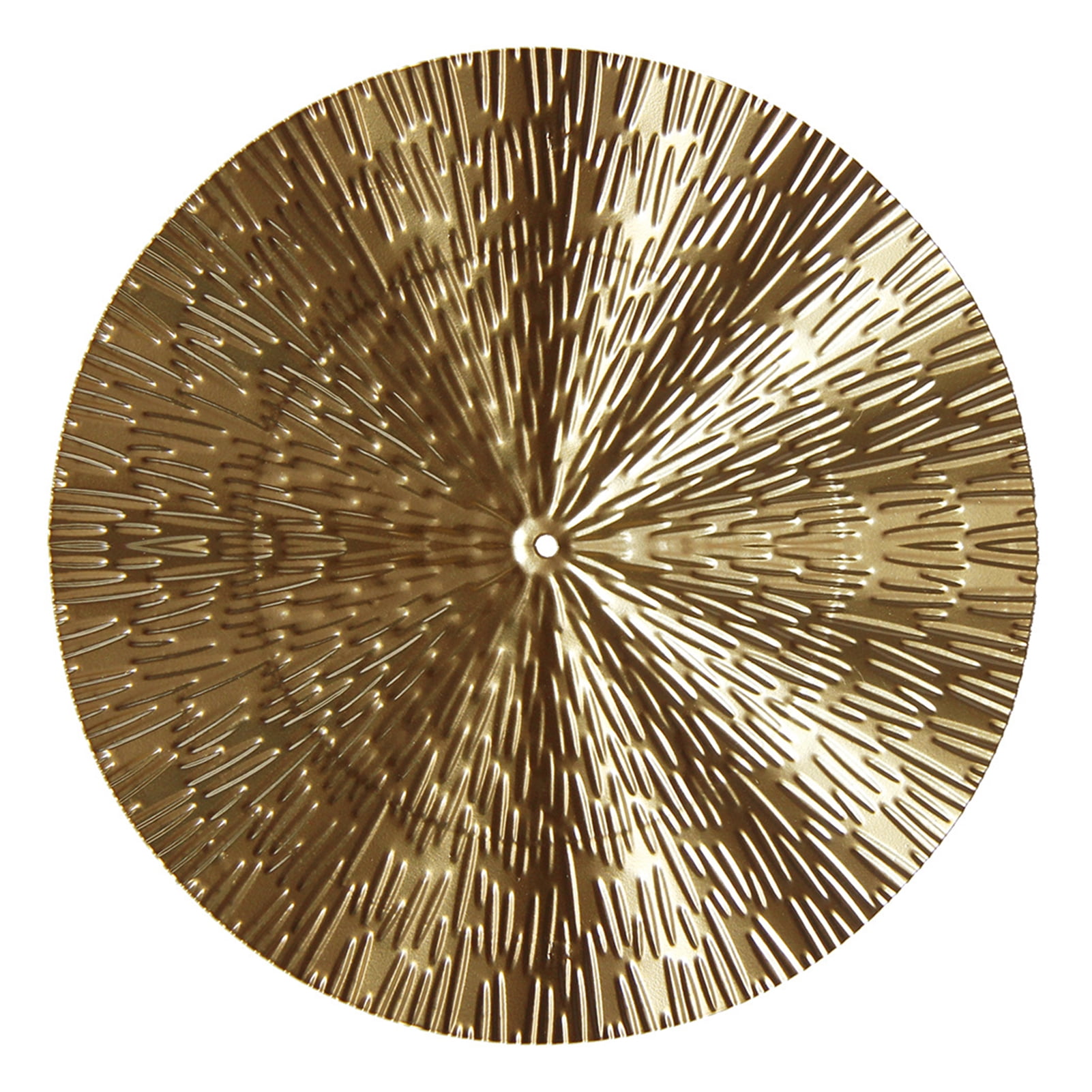 Wanwan Wall Hanging Creative Exquisite Golden Metal Round Wall Disc ...