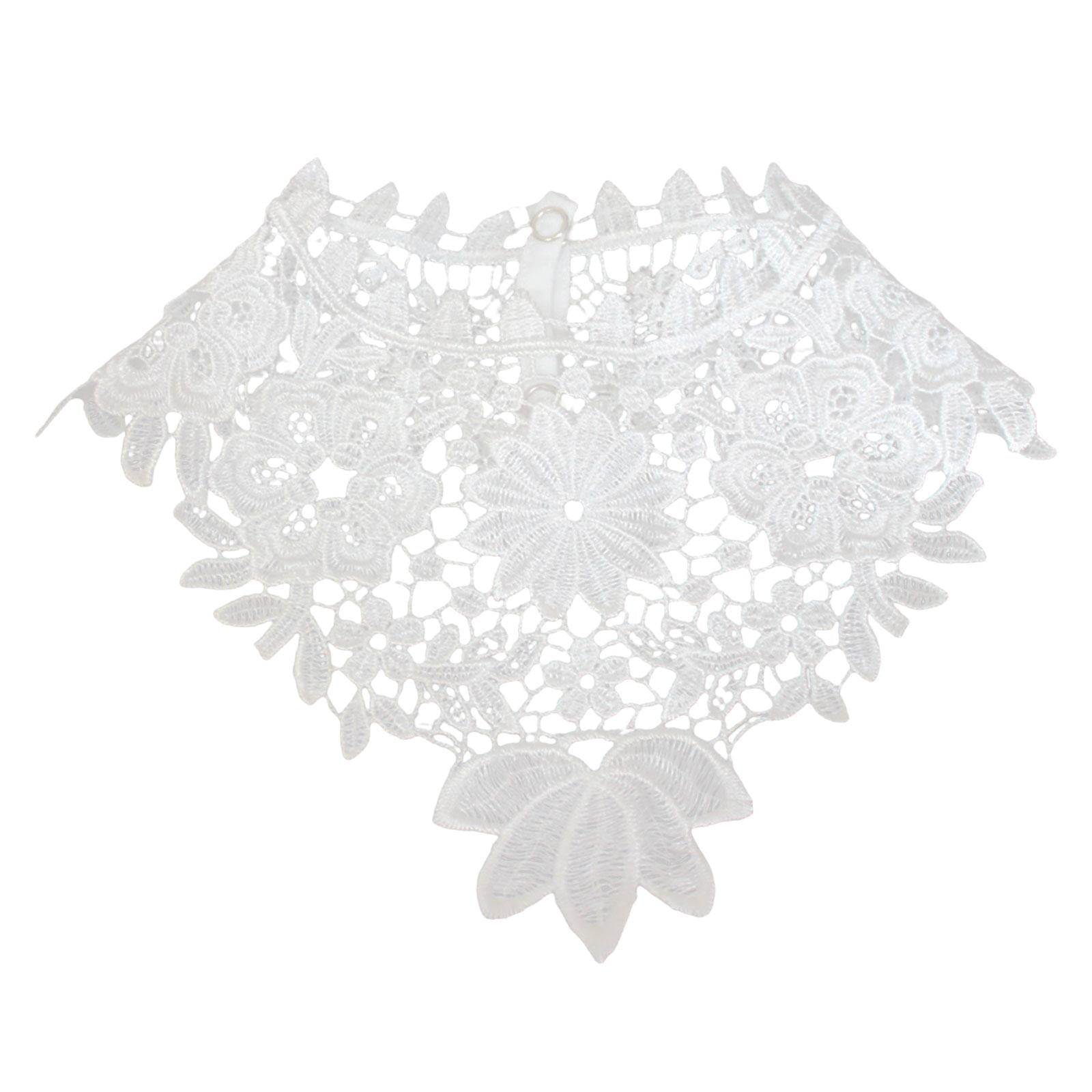 Women Lace Fake Collar False Collar Elegant for Clothes Wedding Fancy ...