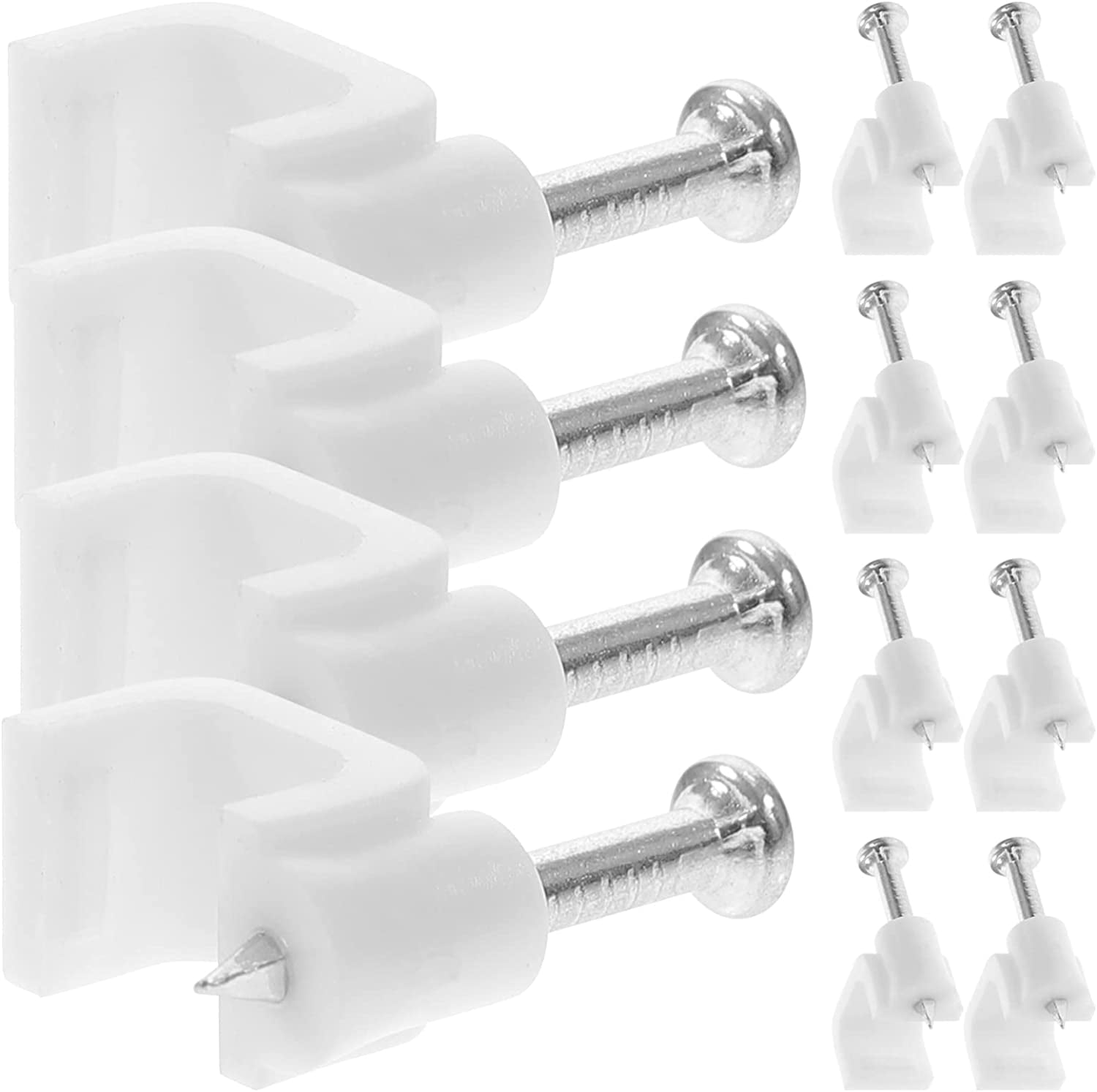 Desk Cable Management 500pcs Cable Clips Cable Nails Tacks Clips Wire ...