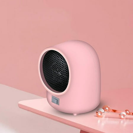 Mini Space Heater,400w Desktop Fan Heater Intelligent Temperature ...