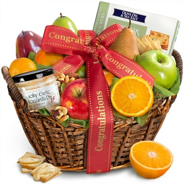 Golden State Fruit Happy Birthday Cheese, Nuts & Fresh Fruit Gift ...