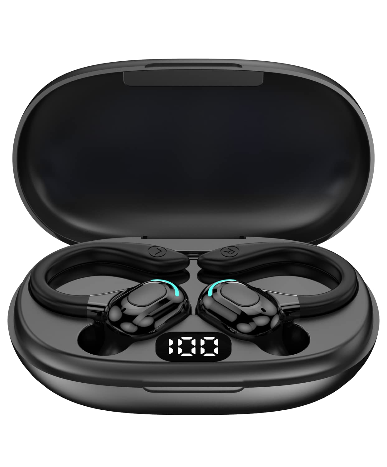 Auricular inalámbrico RICOO Sports Bluetooth 5.3 con micrófono IP7 ...
