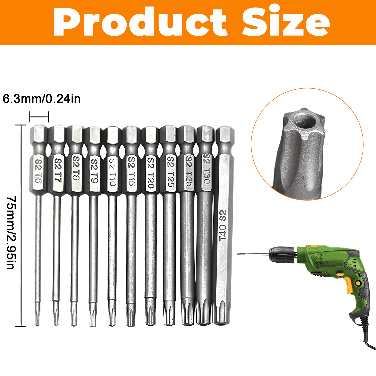 Click here for Dutchman Torx Head Screwdriver Bit Set With Manual... prices