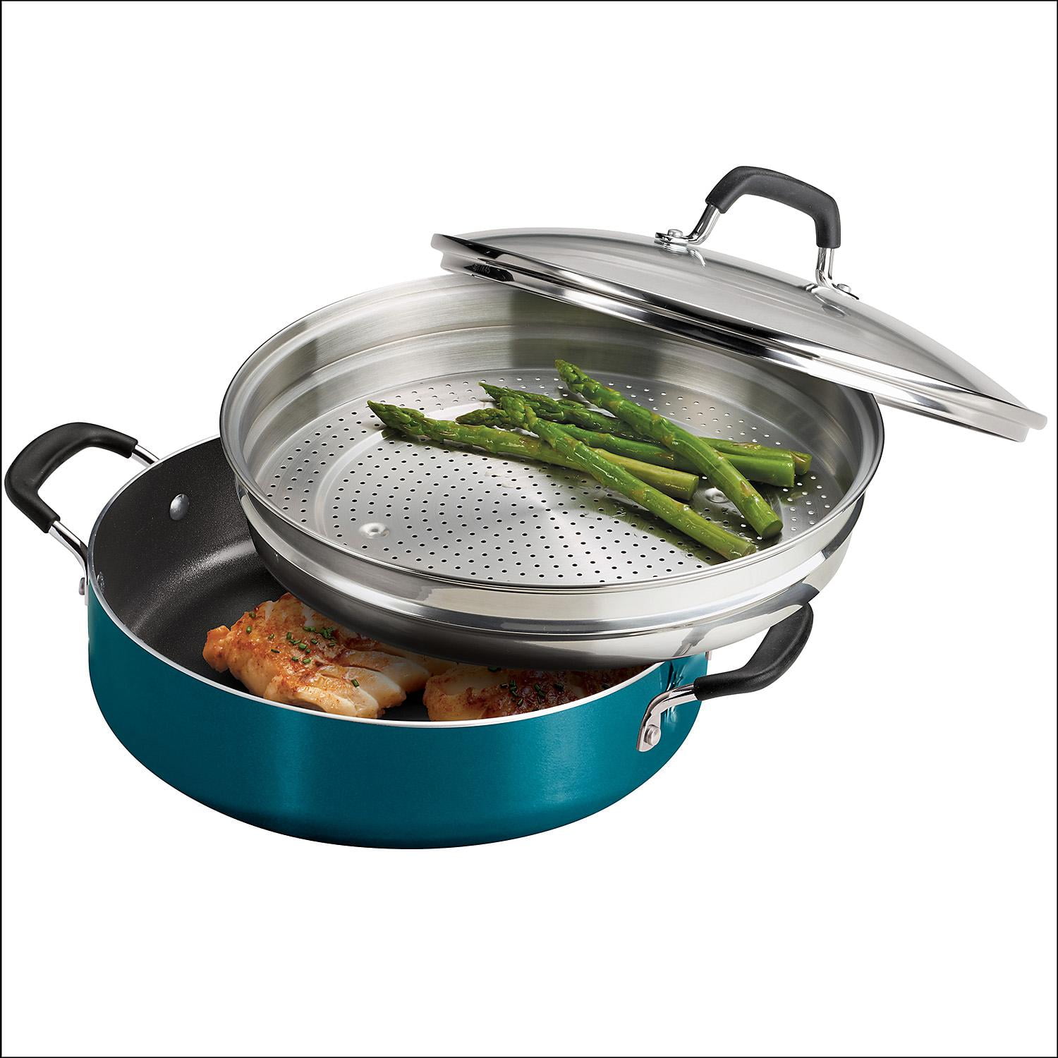 Tramontina 5 5 Quart Nonstick Everyday Pan In Teal Walmart