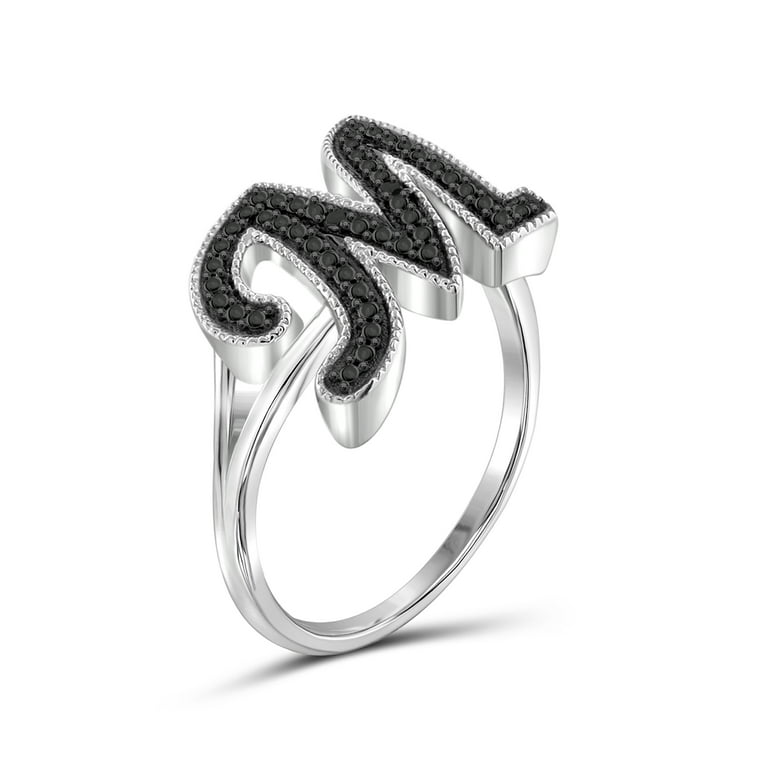 M Alphabet In Diamond