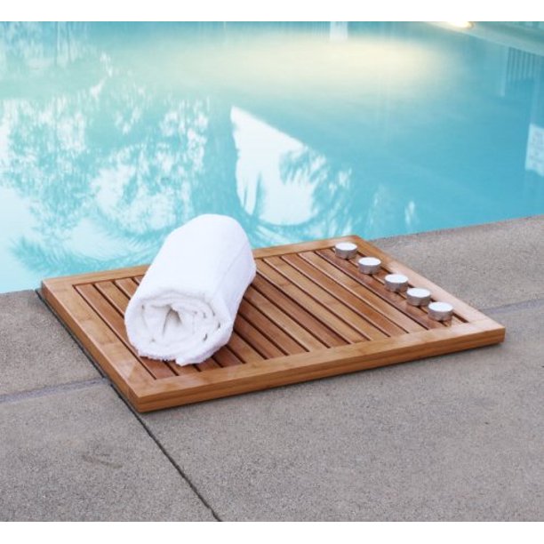 Oceanstar fm1163 estera de baño de bambú Oceanstar Decoración Exterior ...