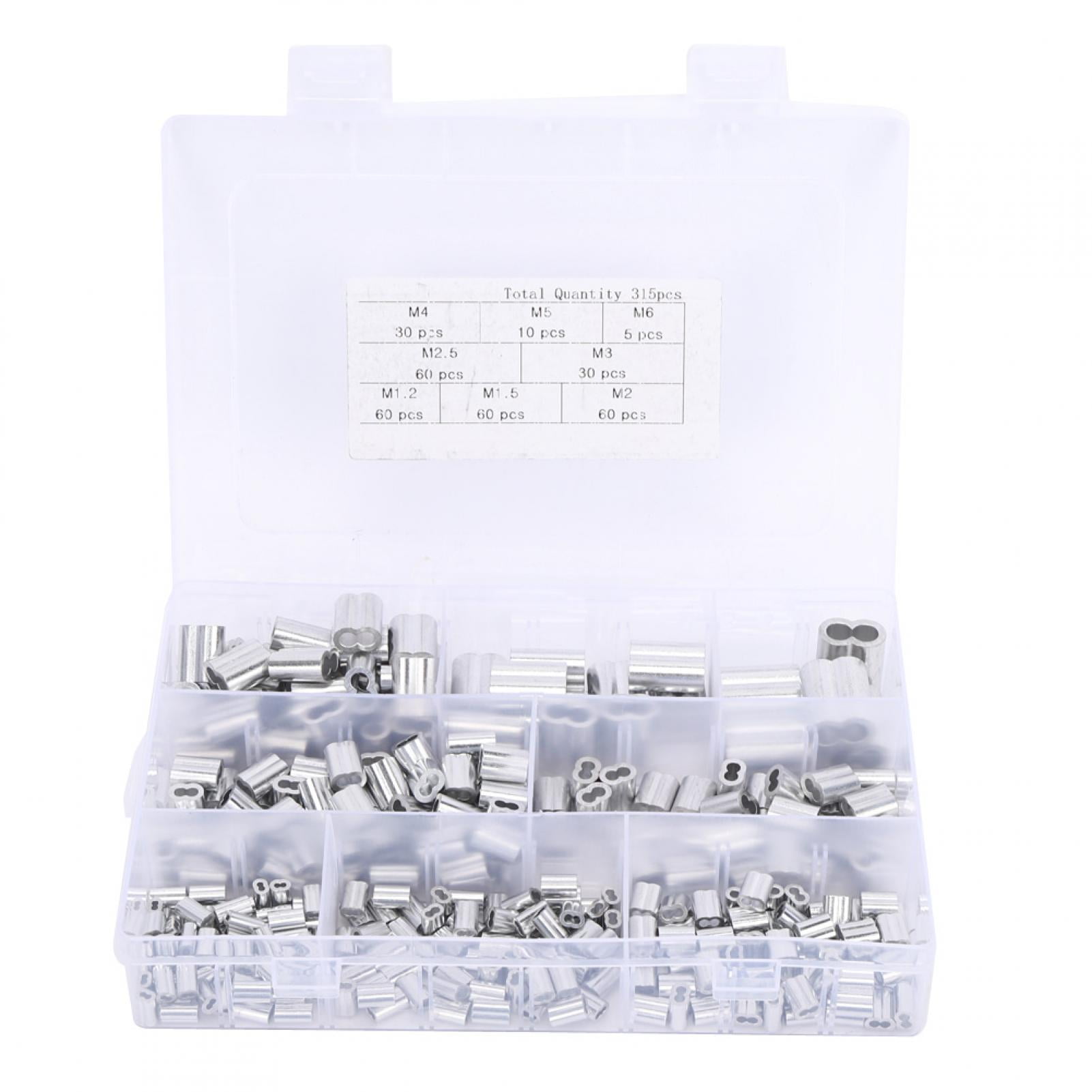 Click here for Viferr Aluminum Crimping Loop Sleeve 315pcs Alumin... prices