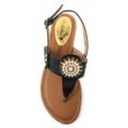 Victoria K Women's Gold Medallion Sandals - Walmart.com
