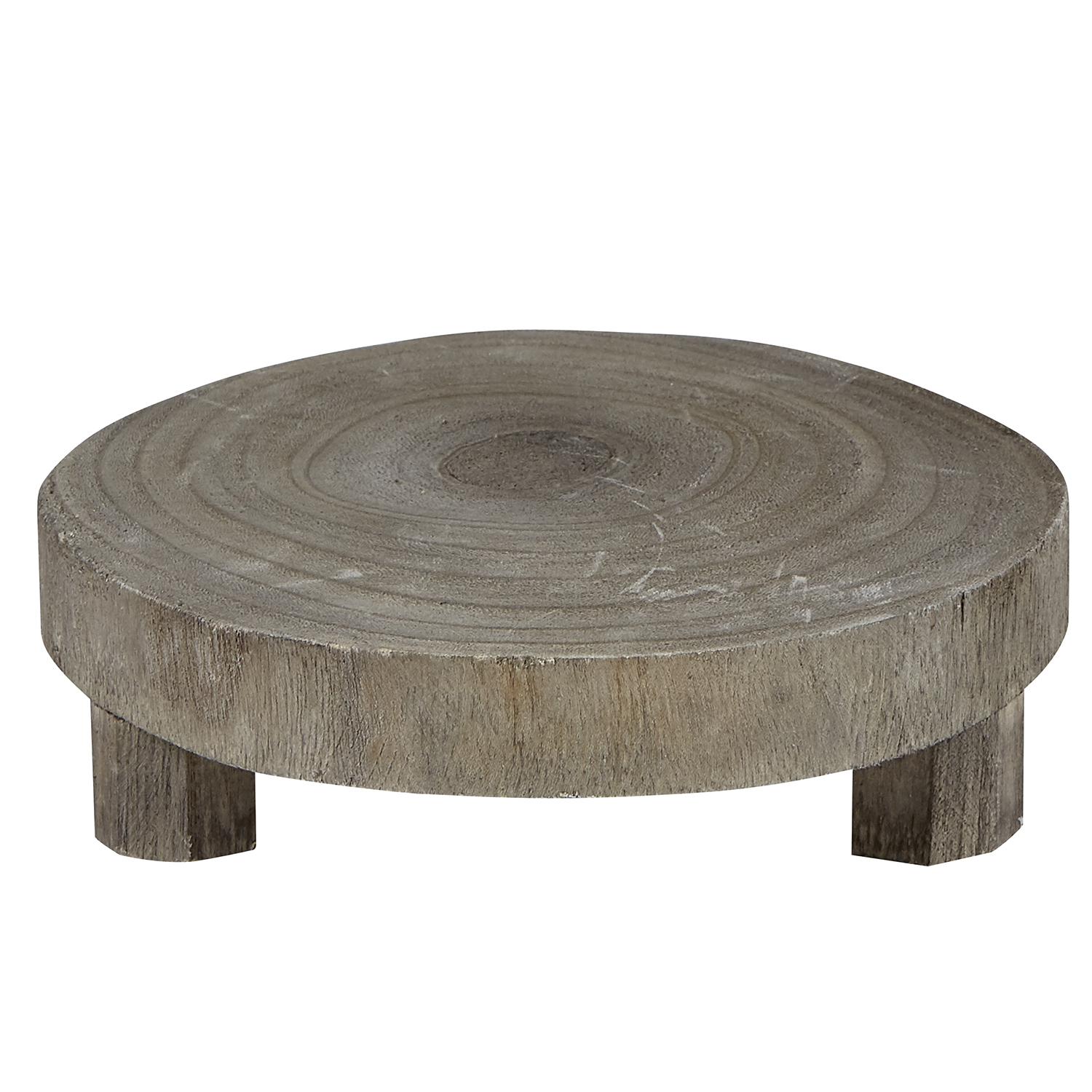 7" Gray Small Wood Riser - Walmart.com