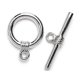 Silver Large Round Toggle, 4 Piece - Walmart.com