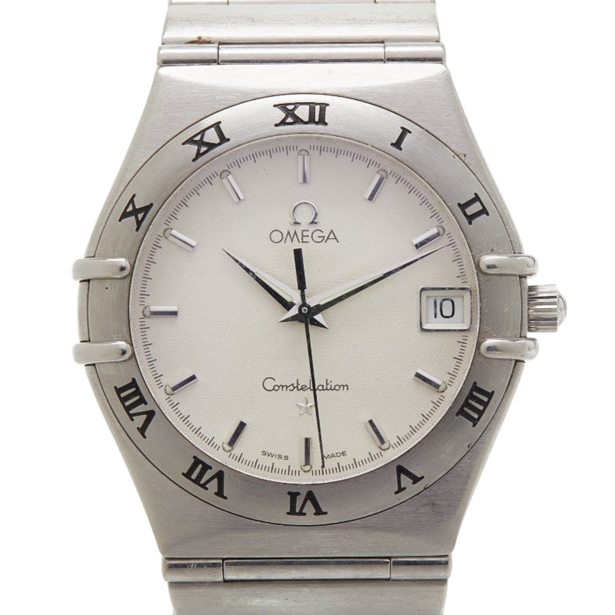 Pre-Owned Omega Constellation Watch 1512.30 Swiss Quartz White Dial ...
