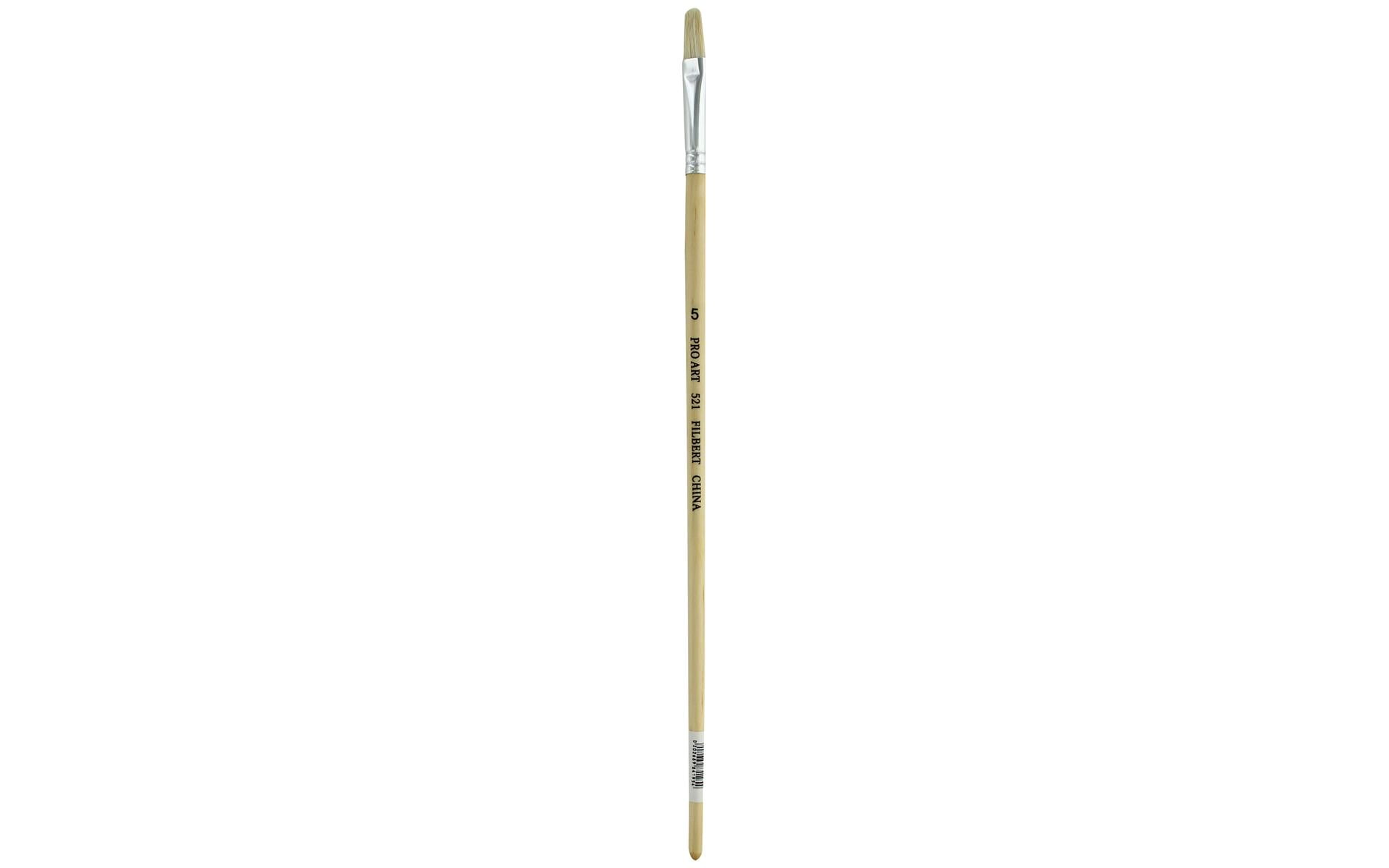 Pro Art Brush White Bristle Filbert #5 - Walmart.com