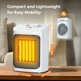 Havato Portable Space Heater for inside, 2S Rapid Heating, 750W/1500W ...