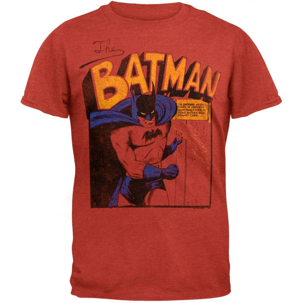 Batman - Batman - Classic Comic Soft T-Shirt - Walmart.com - Walmart.com