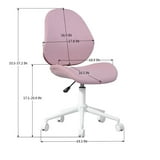 Geniqua Corp Comfy Office Chair with Desk Wheels, 220 lb. Capacity ...