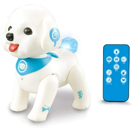 Remote Control Robot Dog Toy, RC Robotic Stunt Puppy Voice Control Toys ...