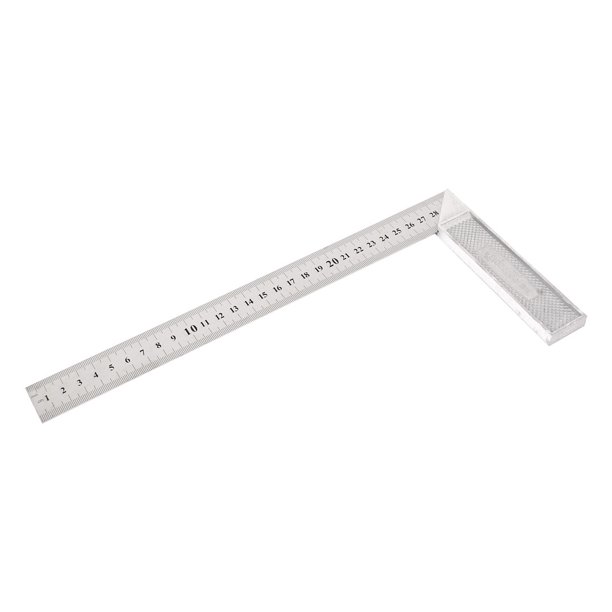 Unique Bargains 0-300mm Alumium L Shaped Angle Square Ruler Measuring ...