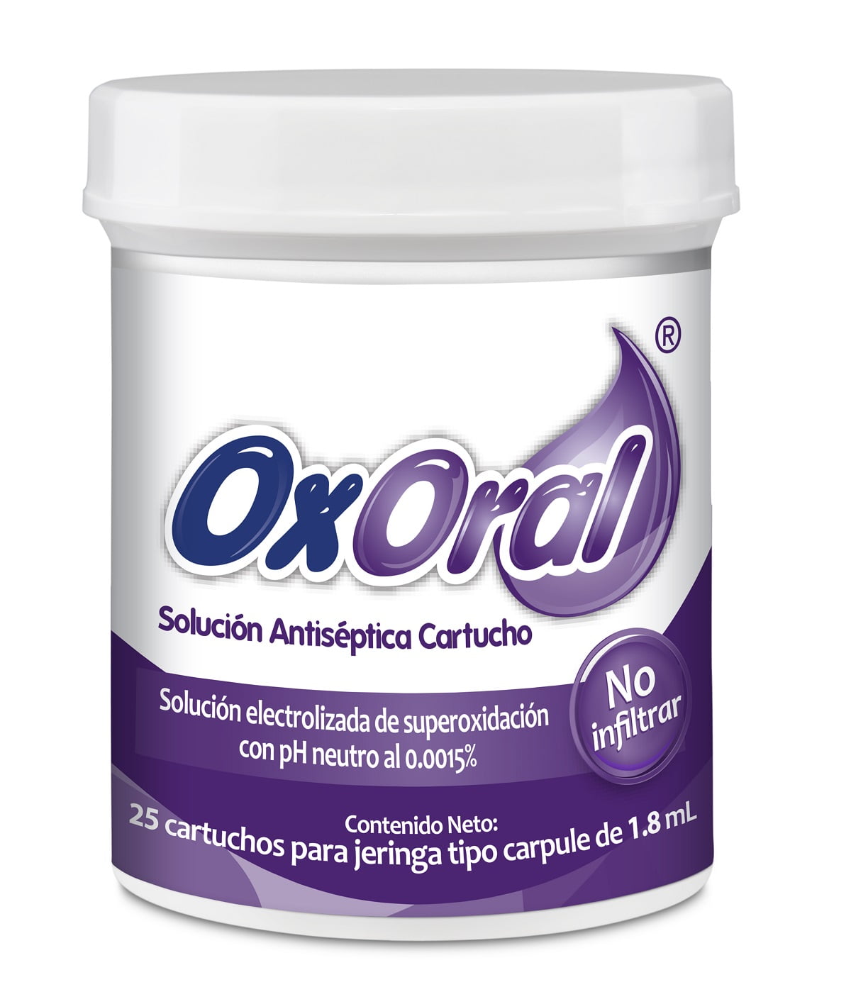 OxOral Antiséptico Solución Cartuchos 1.8 ml con 25 cartuchos | Bodega ...