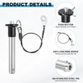 BDKWID-1/2"(12mm) Diameter 304 Stainless Steel Quick Release Pin ...