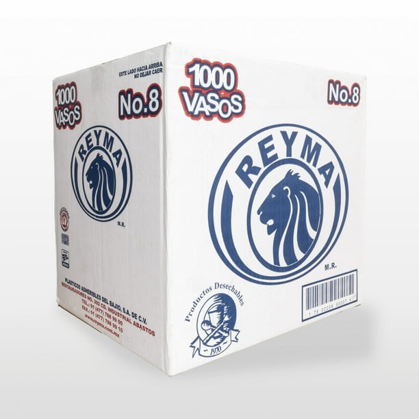 Vasos Desechables Transparentes Reyma Para Fiesta #8 1000pzs Reyma VP8 ...