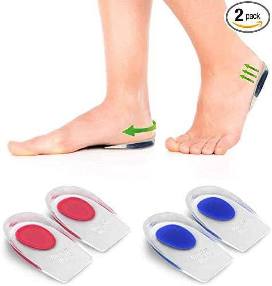 pares de taloneras de silicona, zapatos con alzas de talón de 4 ...