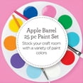 Apple Barrel Color Basics 2 fl oz Acrylic Craft Paint Set, Matte Finish ...