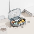 Daily Pills Box Organizers 6 Compartment Design With Secure Closure ...