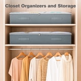 Torio 90L Under Bed Storage Containers, Foldable Closet Organizer Bins ...