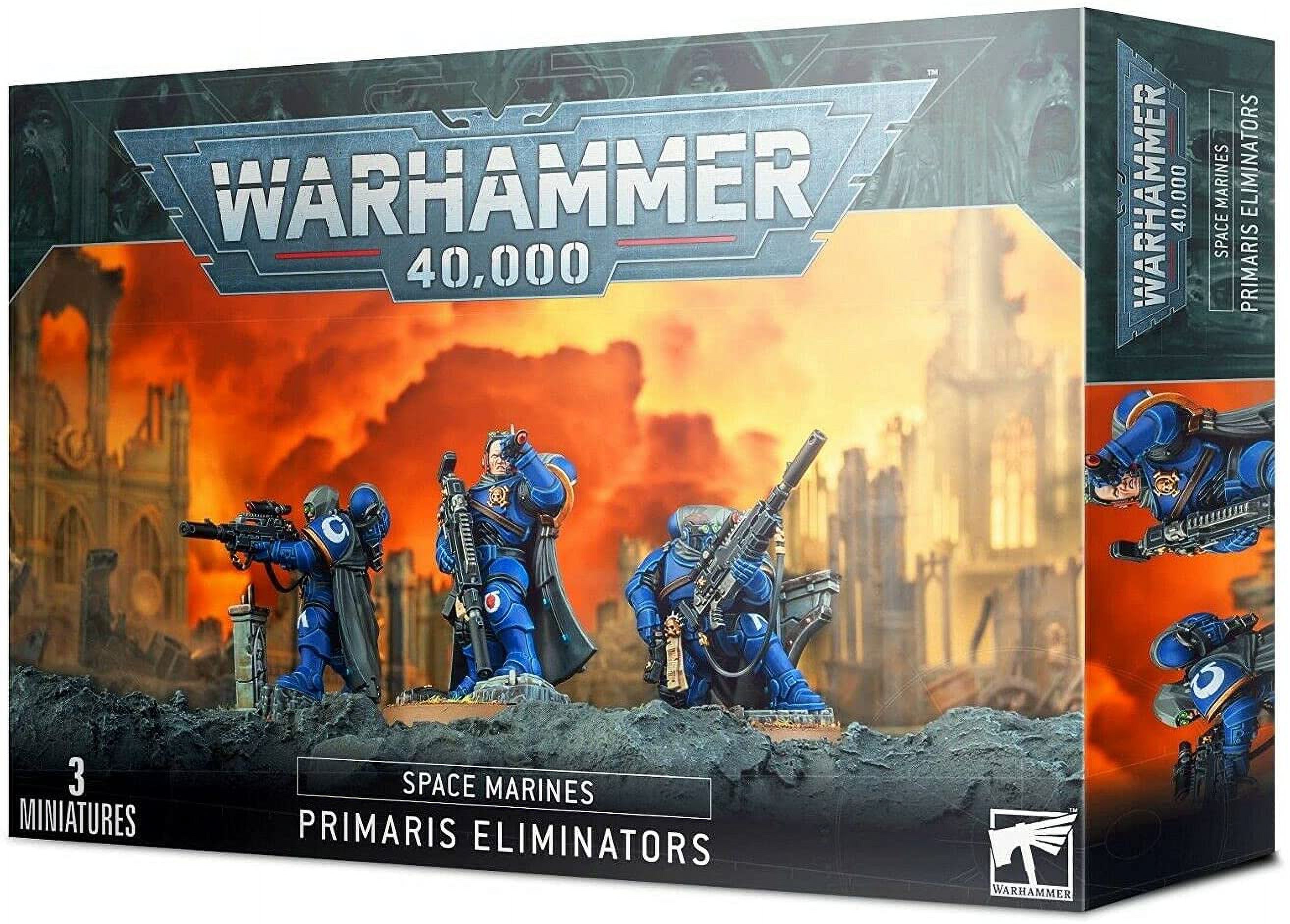 Set en miniatura Games Workshop Warhammer 40,000 Space Marines ...