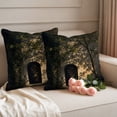 Arched Stone Doorway Outdoor Waterproof Throw Pillow Covers Set of 2 ...