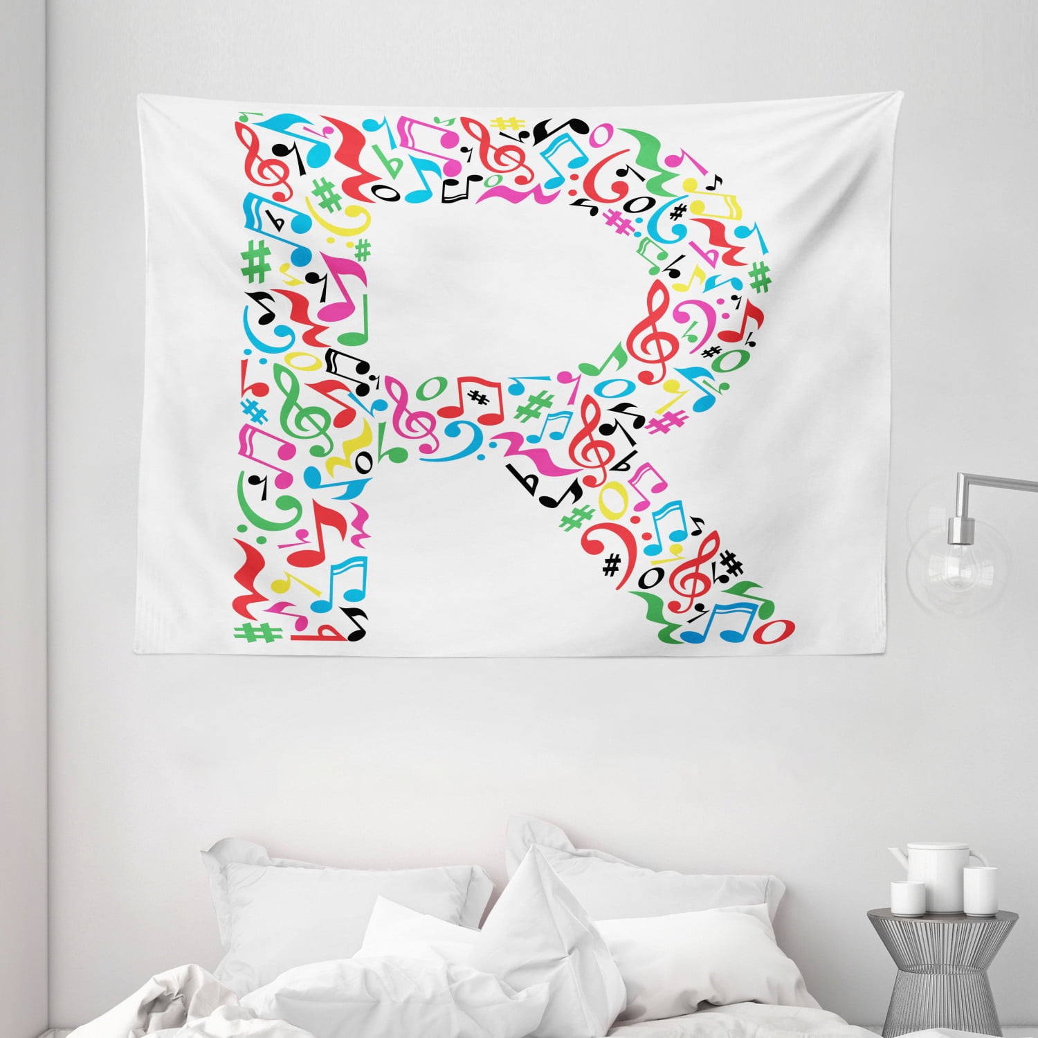 Letter R Tapestry, Cool and Creative Arts Themed Typography Design ...