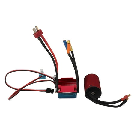 RC Brushless Motor Set, Waterproof Dustproof Overheat Protection 3200KV ...