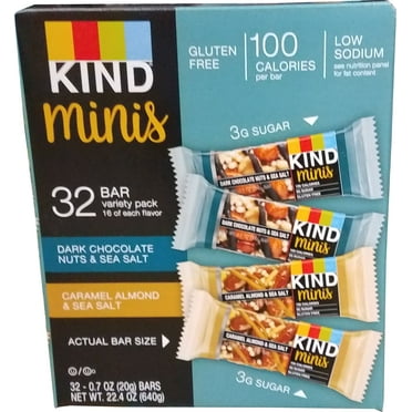 Kind Mini Bars, Variety Pack, 0.7 Ounce (36 Count) - Walmart.com