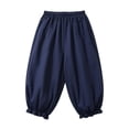 CAIVO Child Girls Casual Lace Pants Summer Long Trousers For Toddler ...