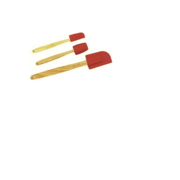 Farberware Professional Red Mini Beech Wood Handle Spatula Set ...