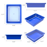 Storex Plastic Storage Tray, Letter-Size Paper Sorter, Assorted Colors ...