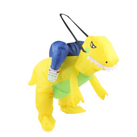 Yellow Dinosaur Inflatable Costume, With Reinforced Stitching To Ensure ...