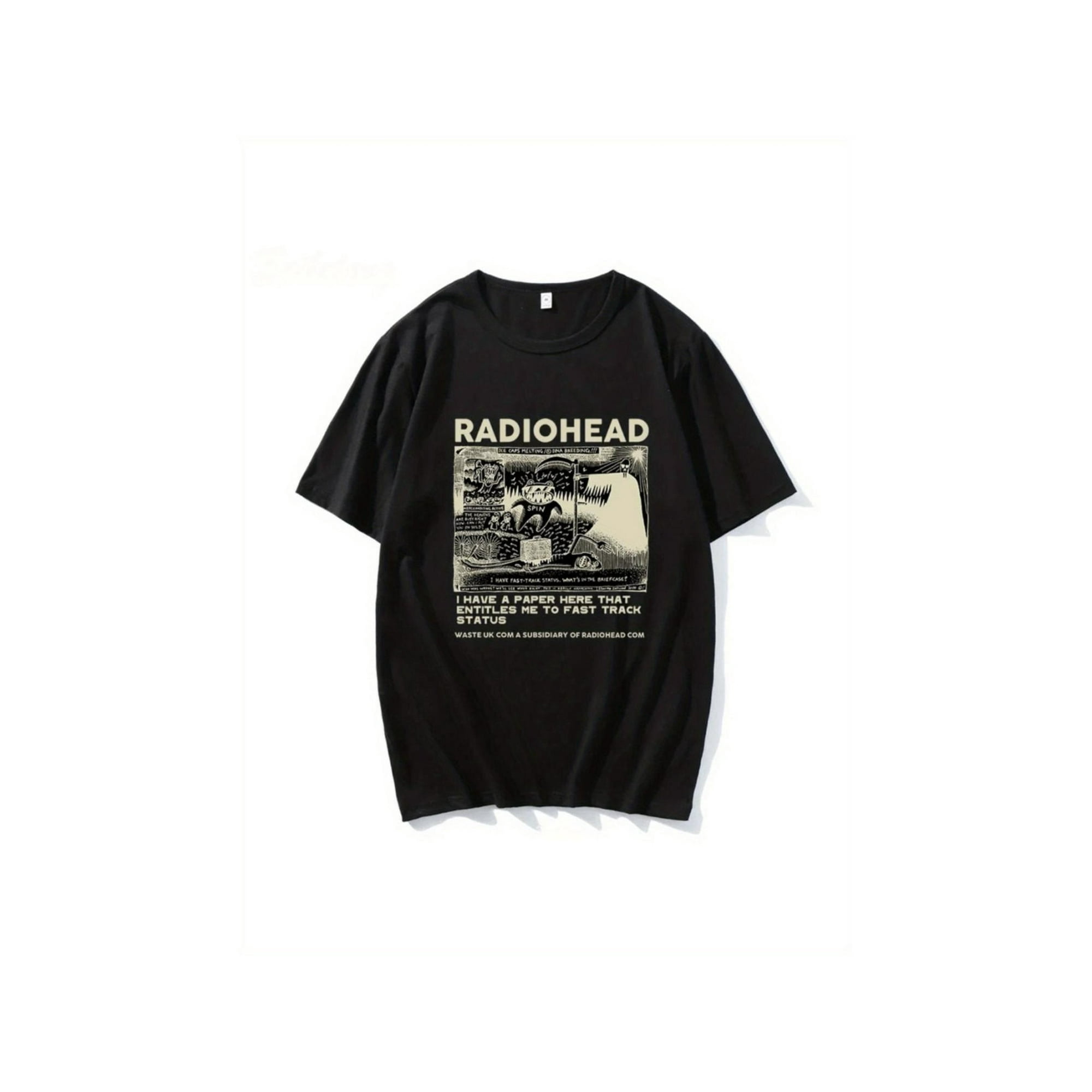 Click here for Generic Vintage Radiohead Graphic Tee For Men And... prices