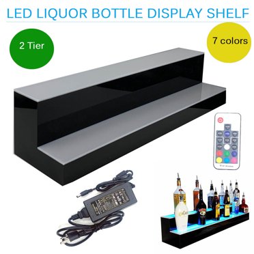 OnDisplay Luxe Wireless LED Lighted Home Bar Liquor Display Stage ...