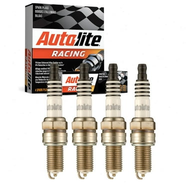 4 pc Autolite 255 Copper Core Spark Plugs for 5612620 6015 744 840 A7N CS45 H9B Ignition Wire ...