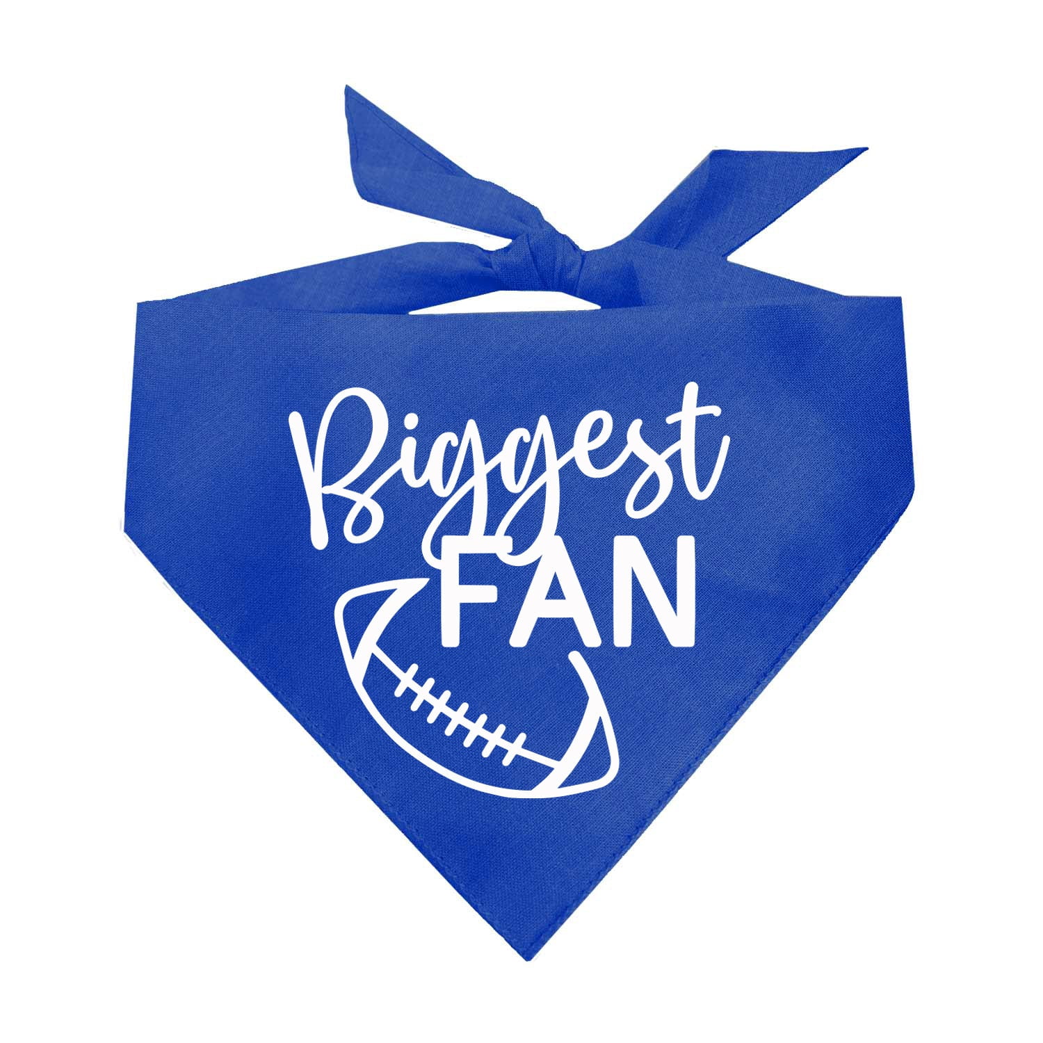 Biggest Fan (Football) Triangle Dog Bandana - Walmart.com