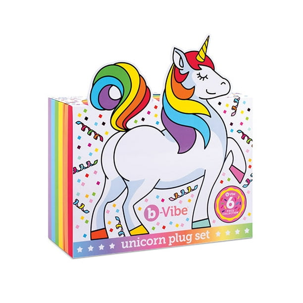 B-vibe Unicorn 6 Pc Plug Set - Walmart.ca