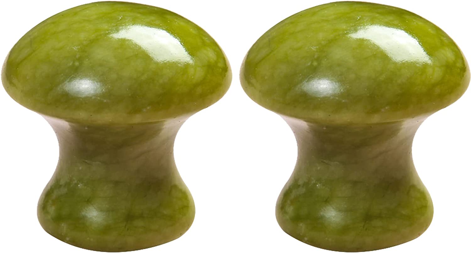 Guasha Scraping Massage Tool,Mushroom Shape Natural Quartz Jade Stone ...