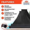 2-2'X20' SunQuest Solar Pool Heater with Couplers And Roof/Rack ...