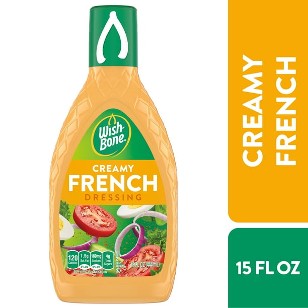 Wish-Bone Creamy French Salad Dressing, 15 fl oz - Walmart.com