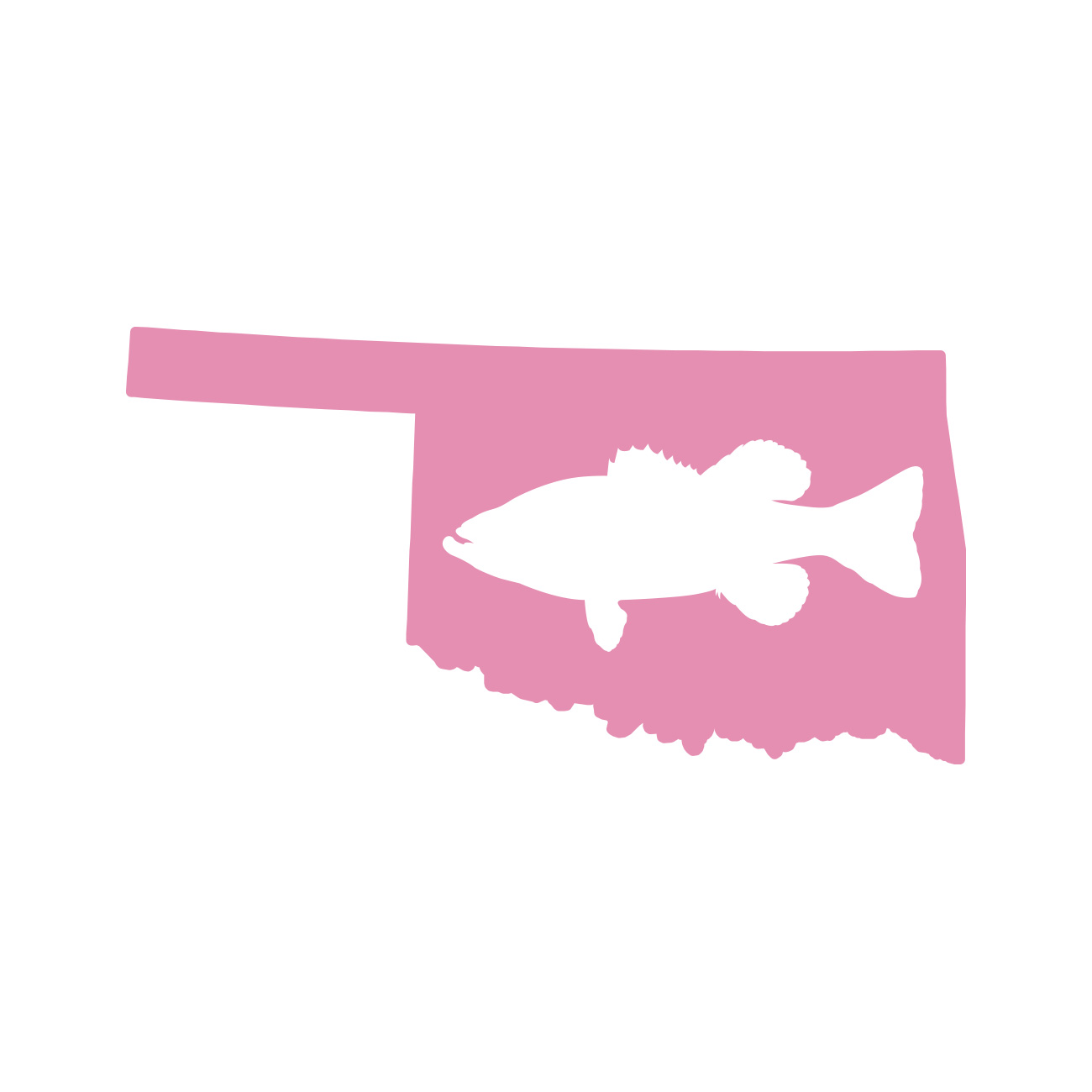 Oklahoma Bass Sticker Decal Die Cut - Self Adhesive Vinyl ...