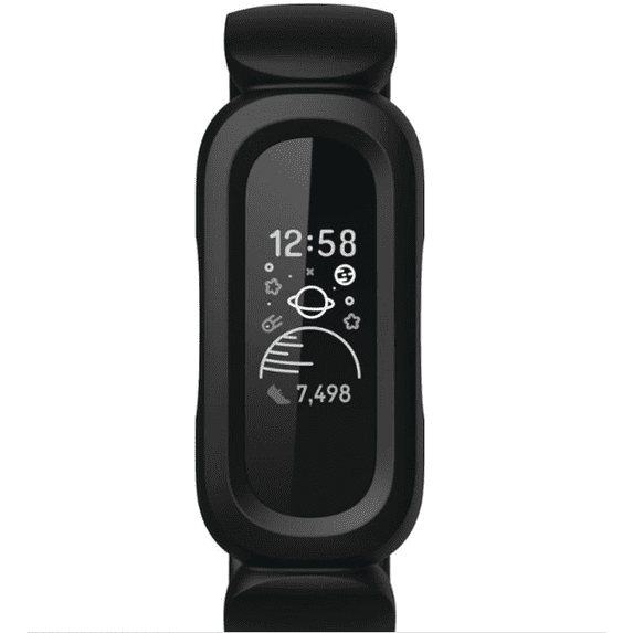 Open Box Fitbit Ace 3 Activity Tracker for Kids - Black/Red - Walmart.com