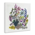 Leopard in Midst of Flowers Canvas Wall Art, design by Cecilia Battaini ...