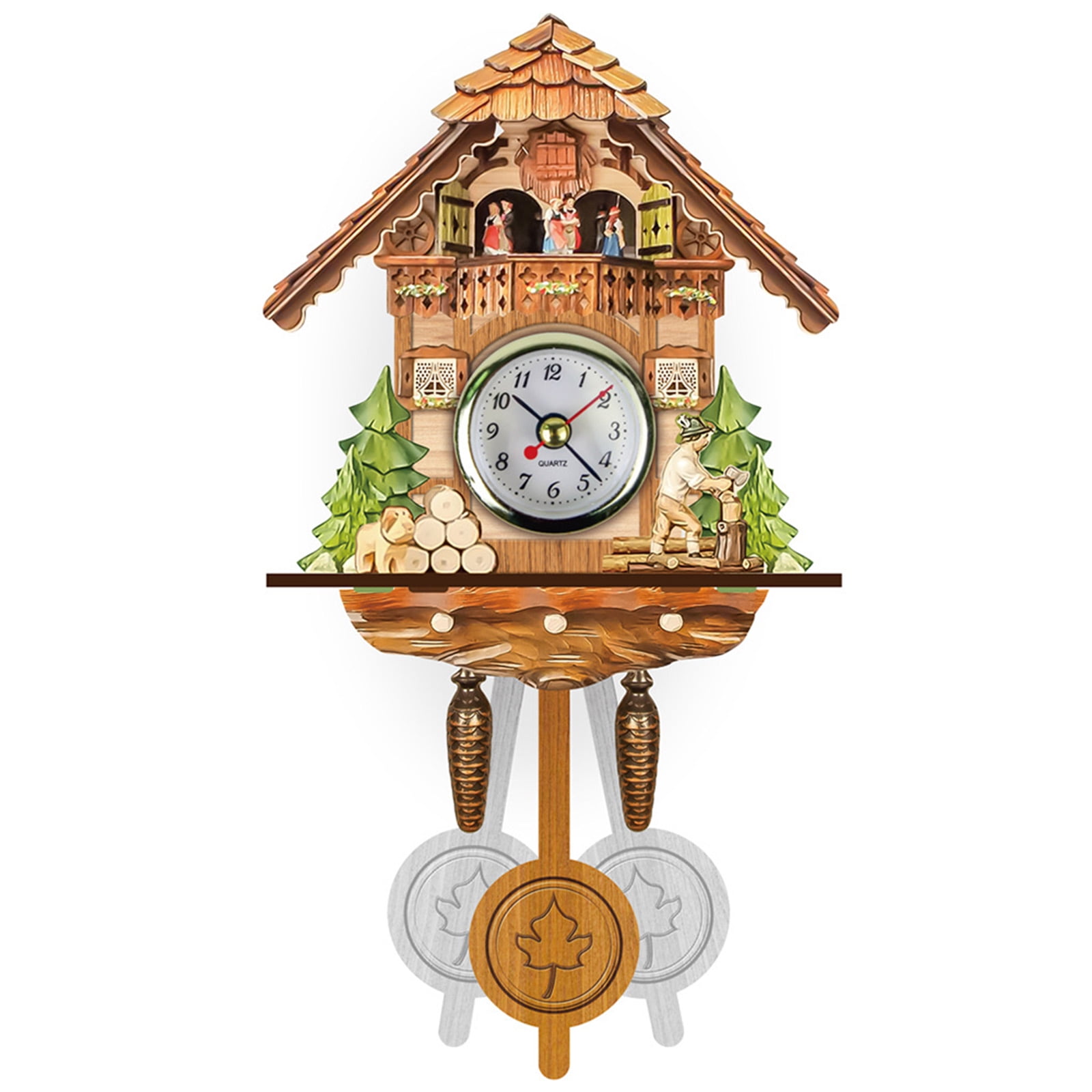 BToBackYard House Wall Clock Retro Alarm Clock - Walmart.com